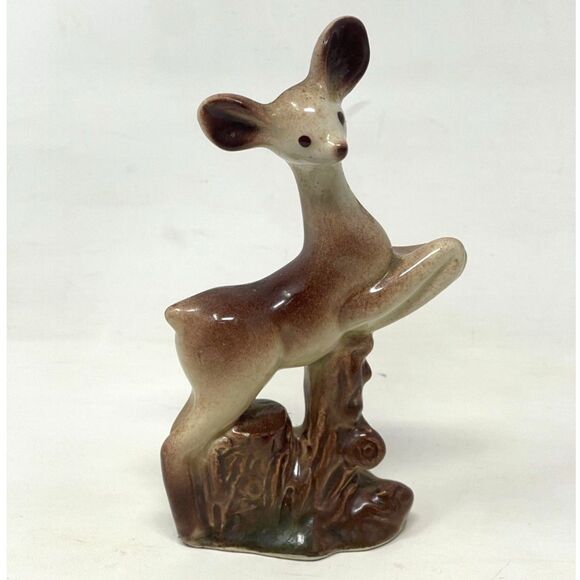 American Vintage | Accents | Vintage Mcm Deer Dainty Ceramic Figurine ...